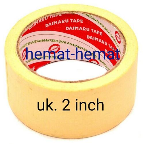 Jual lakban kertas daimaru / masking tape (uk.48x21m) - 2 INCH PER PCS ...
