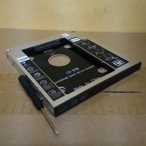 Jual HDD Caddy / 2nd Hard disk slot Laptop 9.5 mm SATA to SATA ...