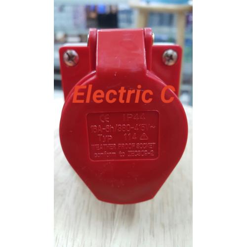 Jual Surface Maouting / Female / Industrial Socket 3 phase 4 pin 16 ...