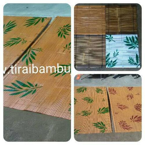 Jual Kerai / Tirai Bambu motif 2x2m dgn Kerekan - Kab. Sleman - Tirai ...