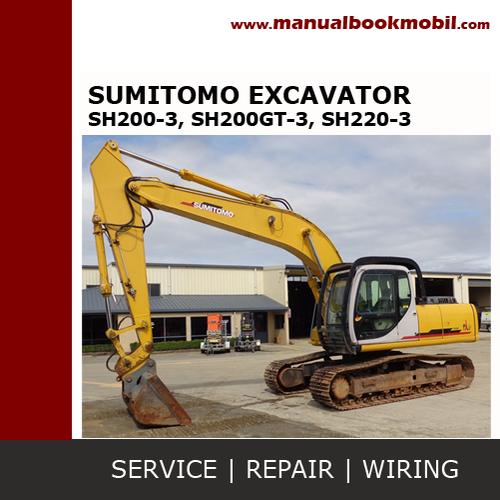 Jual Service Manual Sumitomo Excavator SH200-3, SH200GT-3, SH220-3 - Kota Surakarta ...