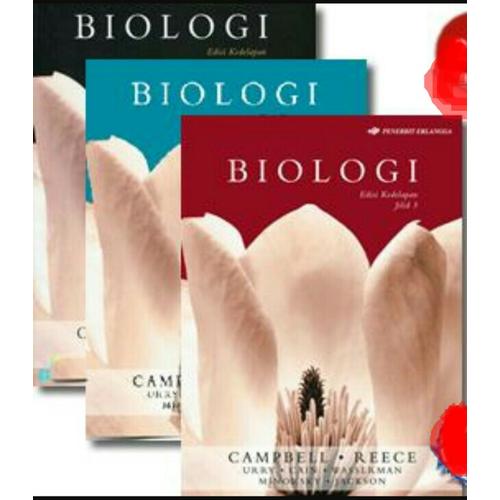 Jual Buku Biologi Edisi 8 Jilid 1-3 , Campbell, Jane B. Reece - Jakarta ...