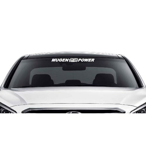 Jual Stiker Kaca Depan Mobil Logo Mugen Power Jepang Decal Sticker ...