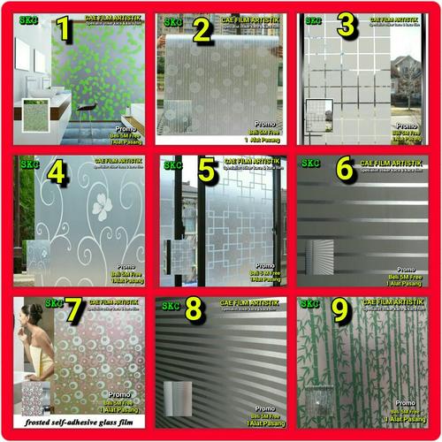 Promo Stiker kaca/sticker kaca/stiker kaca motif/kaca film/stiker buat ...