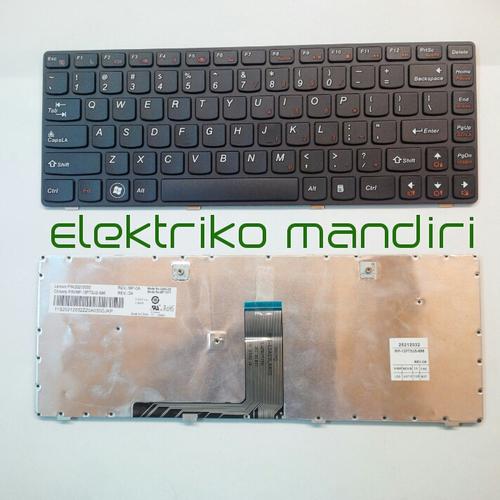 Jual Keyboard Lenovo G400 G405 Z410 Black / 25212032, MP-12P73US-686 ...