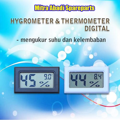 Jual Hygrometer & Thermometer Digital / Alat Ukur Kelembaman ...
