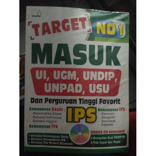 Jual TARGET NO 1 MASUK UI,UGM,UNDIP,UNPAD,USU DAN PERGURUAN TINGGI ...