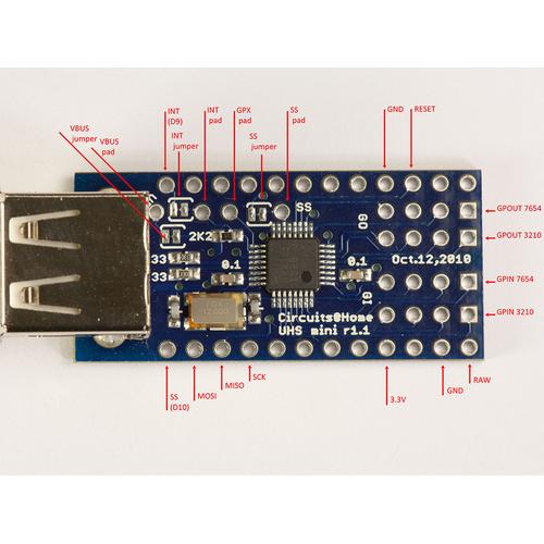 Jual MINI USB HOST SHIELD 2.0 FOR ARDUINO UNO MEGA ANDROID ADK MAX3421E ...