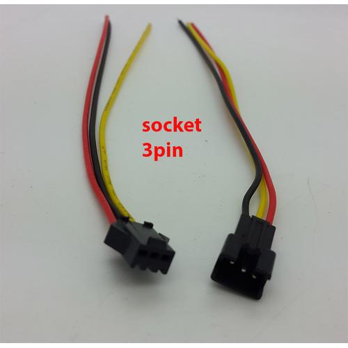 Jual Socket kabel 3 pin ( male + female ) 15cm - Kota Depok - frees ...