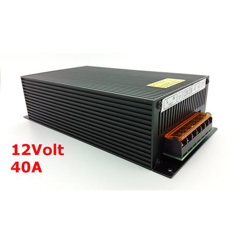 Promo Power Supply 12v 40A (Adaptor) Switching 12V (12 Volt) 40 Ampere ...