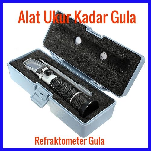 Jual Alat Ukur Kadar Gula Makanan - Refraktometer Gula Refractometer ...