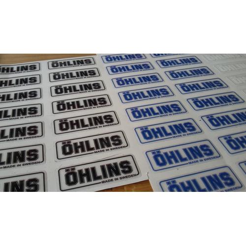 Jual Sticker Ohlins kecil untuk di Stabilizer stang & Shock depan ...