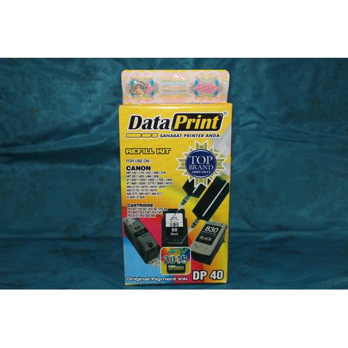 Jual Data Print Refill Kit DP 40 Black "Canon" (Tinta Suntik Printer ...