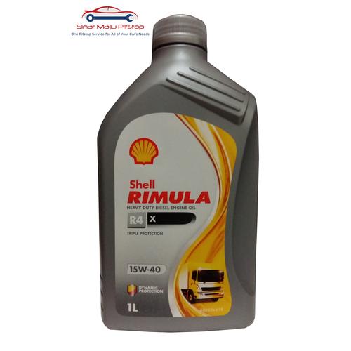 Jual Shell Rimula R4X - Oli Mobil Mesin Diesel 1 Liter Original ...