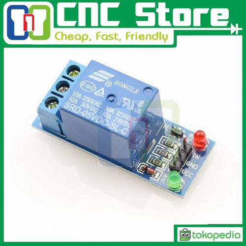 Jual [CNC] RELAY 5V 1 CHANNEL OUTPUT 250VAC 30VDC 10A MODULE - Kab ...