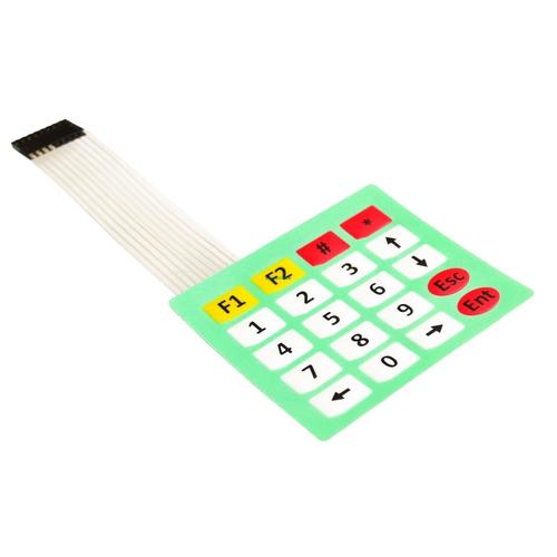 Jual Keypad membrane 4x5 Matrix Array keyboard keys switch for Arduino ...