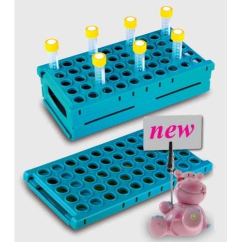 Jual Tube Racks Foldable / Rak Tabung Reaksi Plastik | Isolab Germany ...