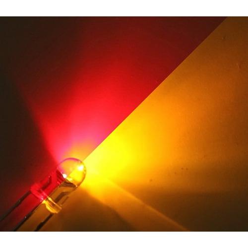 Jual led DIP 5.0mm Bi-Color RED-YELLOW Round Clear R:5000 Y:3000 mCd ...