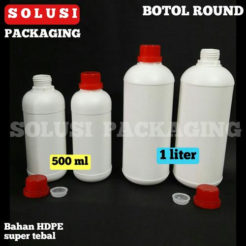 Jual BOTOL ROUND 500ML/BOTOL PLASTIK 500ML/JERIGEN/BOTTLE - Kota ...