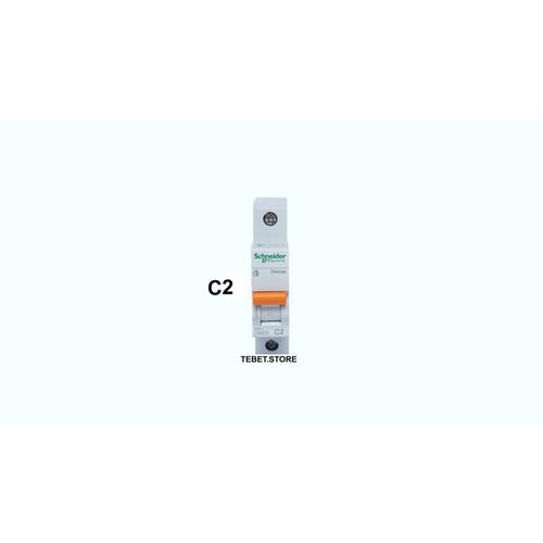 Jual MCB 1 PASE C2 / 2 AMPER MERK SCHNEIDER MERLIN GERIN - Jakarta ...