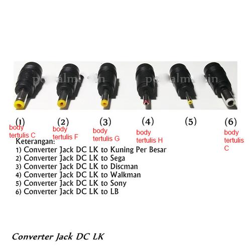 Jual Converter Jack DC LK ke Berbagai Ukuran (Bisa Pilih) - Jakarta ...
