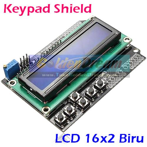 Jual Keypad Shield LCD 16x2 Biru 1602 Blue Display Layar Arduino ...