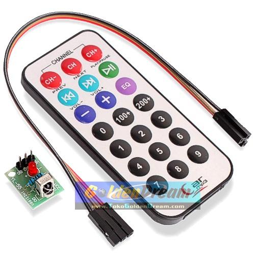 Jual Infrared Remote Control HX1838 Receiver Module IR Wireless Kit ...