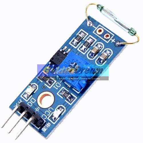 Jual Sensor Magnetic Reed Switch Magnetron Magnet Modul Arduino ...