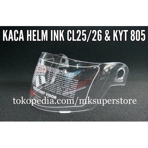 Jual visor kaca INK CL25 INK CL26 KYT 805 CL 25 CL 26 bening kaca helm ...
