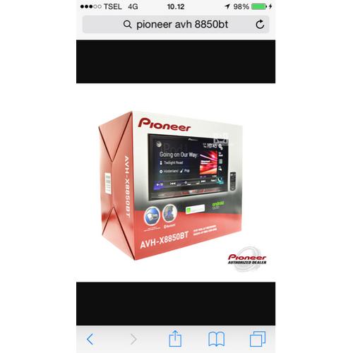 Jual Tv Pioneer Avh X 8850 BT double din avh8850 / head unit avh 8850 ...