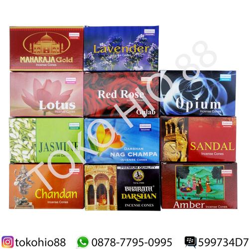 Jual Dupa Kerucut Hitam Hio Tumpeng Buhur Segitiga Cone India Darshan ...