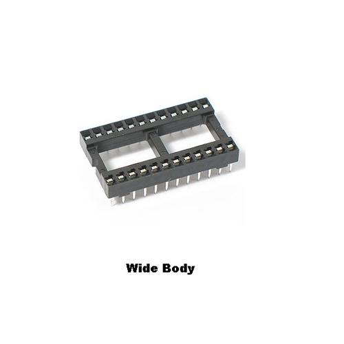 Jual Soket IC 24p socket IC 24 pin 24pin DIP wide body bodi lebar - Kota Semarang - indo-ware ...