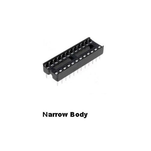 Jual Soket IC 24p socket IC 24 pin 24pin DIP narrow body bodi sempit - Kota Semarang - indo-ware ...