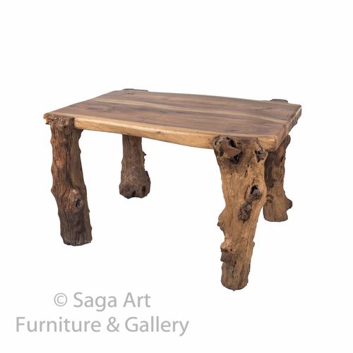 Jual Meja Kayu Jati Natural Rustic - Kota Depok - Saga Art & Furniture ...