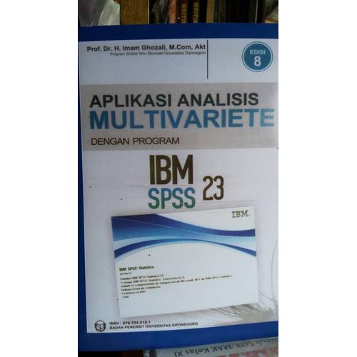Jual Aplikasi Analisis Multivariete dengan program IBM SPSS 23 - Jakarta Pusat - Namariboto ...