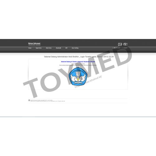 Jual [FULL SOURCE CODE] Aplikasi Sistem Informasi Akademik Sekolah ...