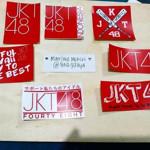 Jual STICKER VINIL IDOL GROUB JKT48 - Kab. Malang - MAKING MERCH ...