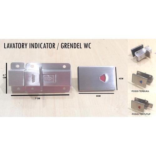 Jual Lavatory Indicator Dekson / Grendel Indikator Pintu Kamar Mandi ...