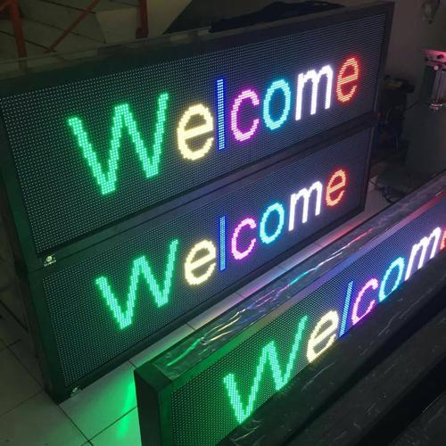Jual Running text RGB + Display led Outdoor + Animasi bisa logo usaha ...