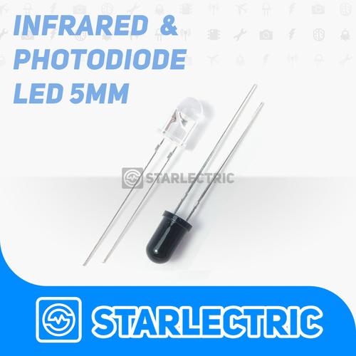 Jual Infrared & Photodiode LED Pair 5mm / IR TX & RX - Jakarta Barat ...
