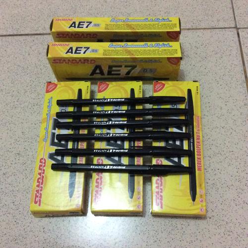 Jual (PAK) Pulpen Standard AE-7 0.5mm / Bolpen AE-7 - Biru - Jakarta ...