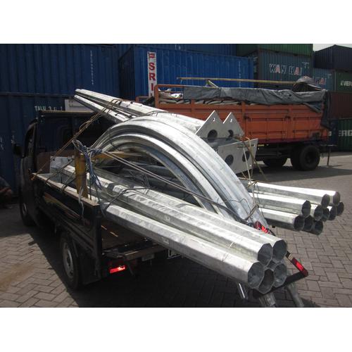 Jual Tiang PJU 6 Single arm Okta,hexa,bulat, Hot dip Galvanis - Kota ...