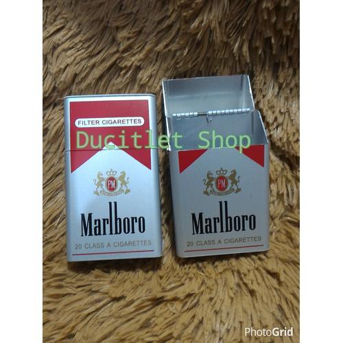 Jual Kotak Rokok/Box/Tempat Penyimpanan Cigarette Case+Korek Api ...
