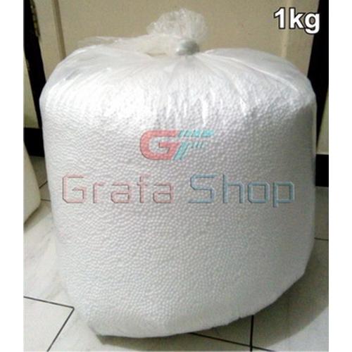 Jual Butiran Styrofoam 1 kg bisa untuk isi bean bag, boneka, dll - Kota ...