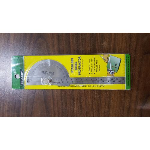 Jual Busur Derajat / Protractor Stainless 15 cm SELLERY - Kota Depok ...