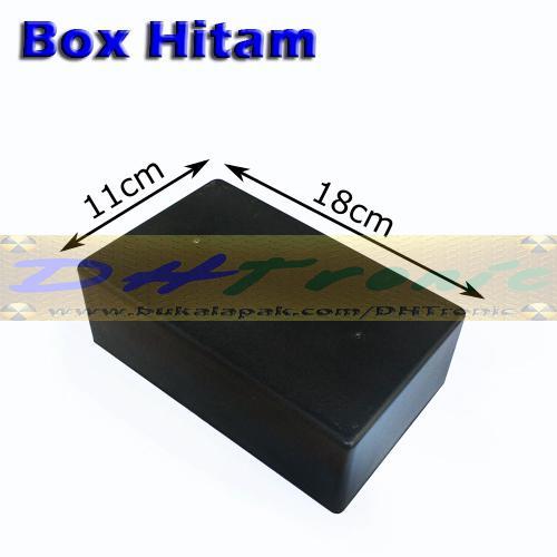 Jual Box Hitam Plastik Type C 180x115x60 mm 18x11,5x6 Cm Box Casing ...