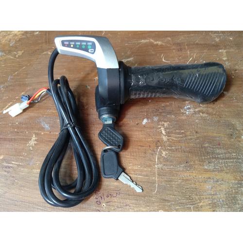 Jual Handle Gas Sepeda Listrik w kunci/ Throttle ebike with locking ...