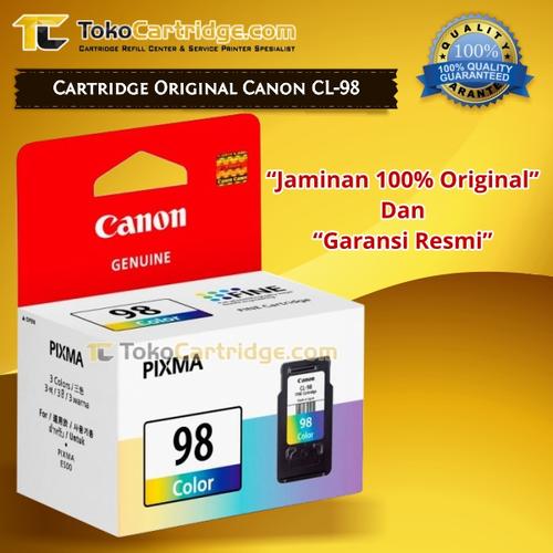 Jual Cartridge Tinta Canon CL98 CL 98 CL-98 ORIGINAL E500 E510 E600 E610 - Kota Surabaya ...