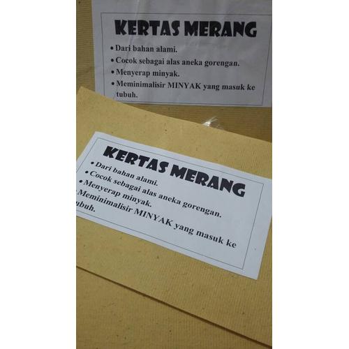 Jual KERTAS MERANG Uk. kecil 20 x 30 cm - Kota Surabaya - Selera ...