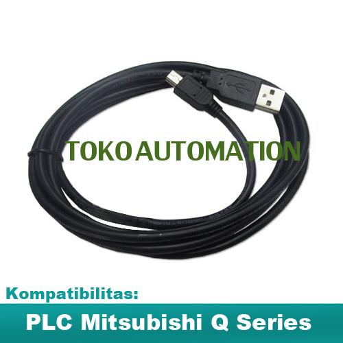 Jual USB-Q Q06UDEH Q03UDE programming cable for PLC Q series - Jakarta ...